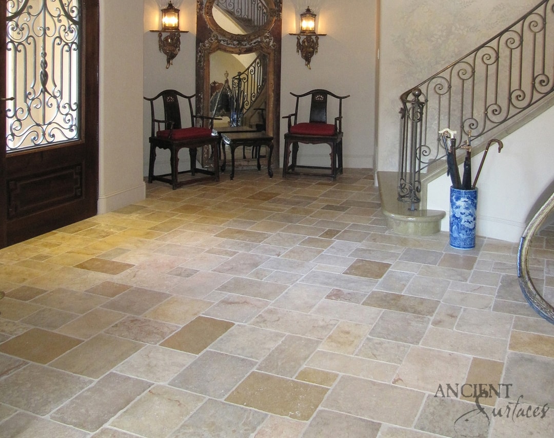 Antique French Limestone Floors Acrane logoed